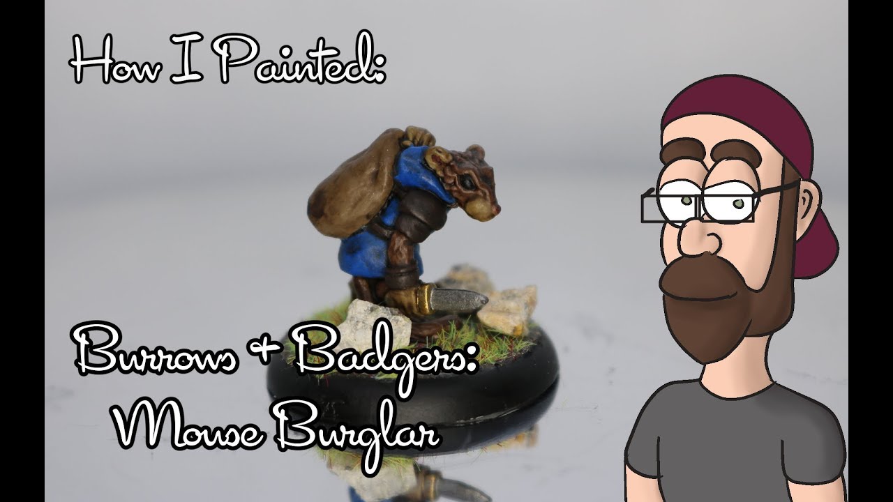 Burrows & Badgers: Mouse Burglar (How I Painted) - YouTube