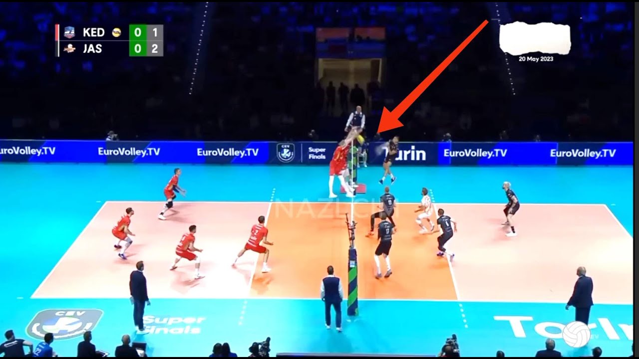 Volleyball - Monster Block in Final - YouTube