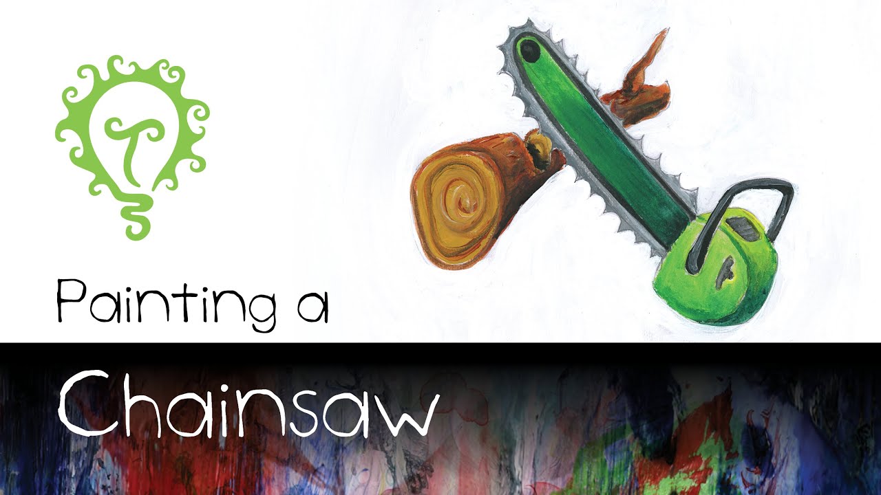 Painting a Chainsaw - YouTube