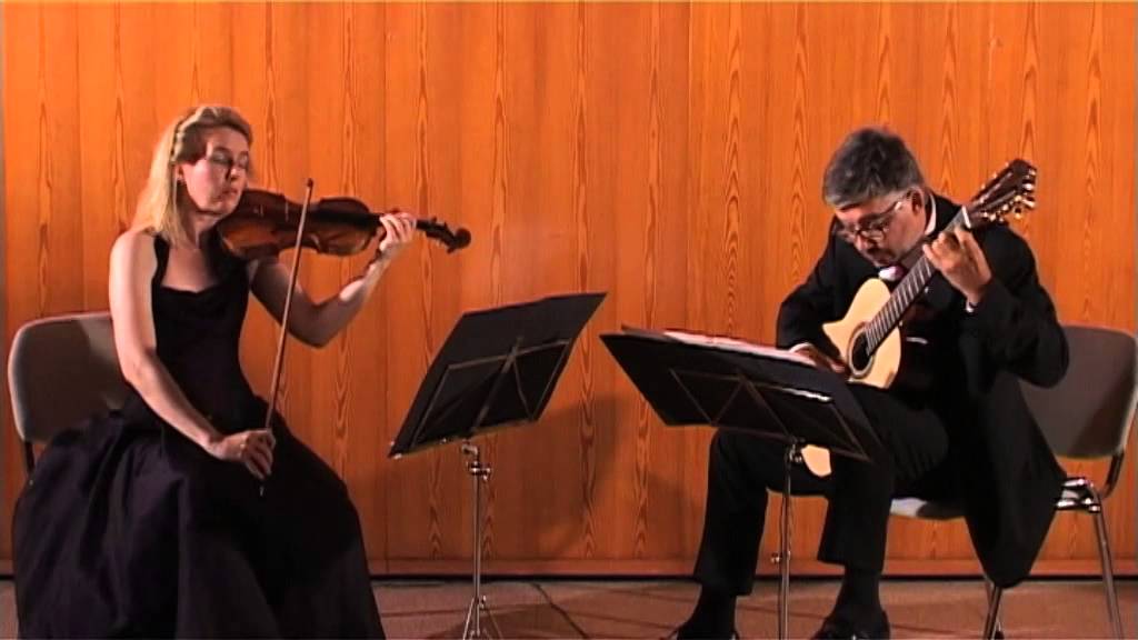 Jeanne Christée violin - Florindo Baldissera guitar - Paganini Sonata ...