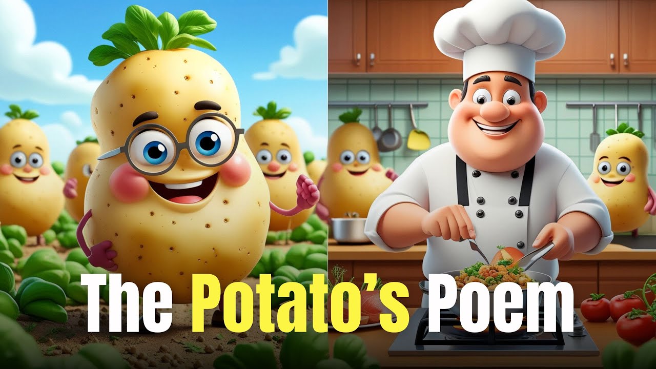 The BEST NURSERY RHYME! 🎶 The Potato Poem – Fun Kids Song & Dance - YouTube