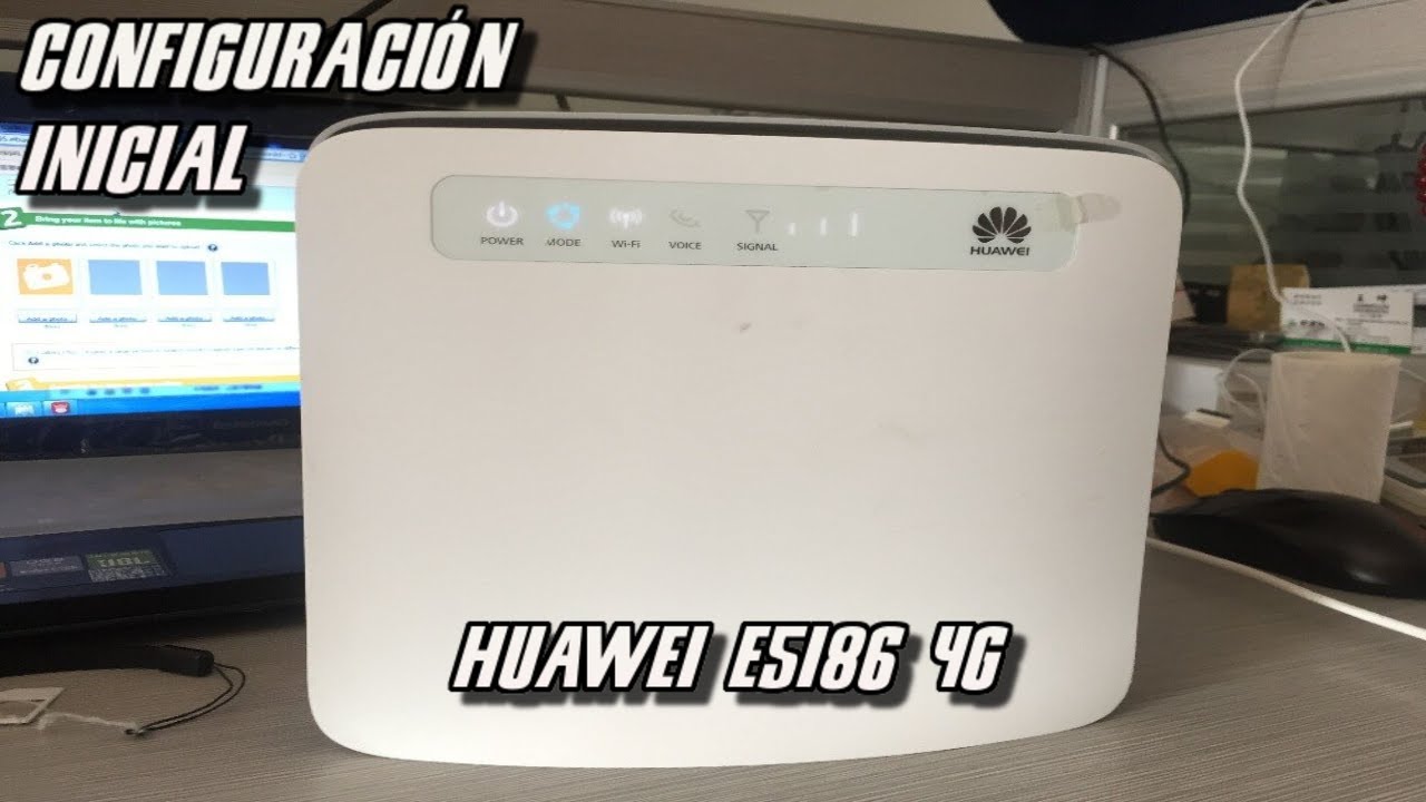 Módem Router Huawei E5186 4G LTE Configuración Inicial (Colombia) - YouTube