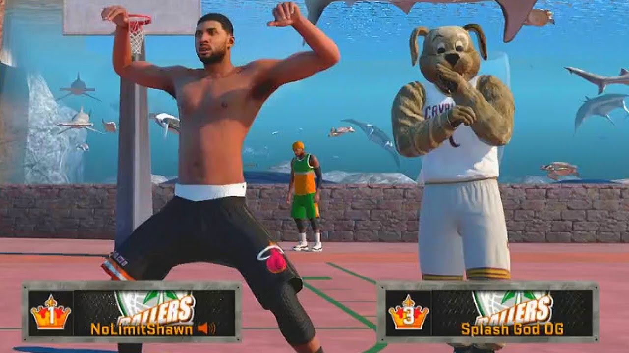 NBA 2K16 MY PARK - HOOPING WITH A LEGEND 3 MASCOT | 2k Community Talks ...