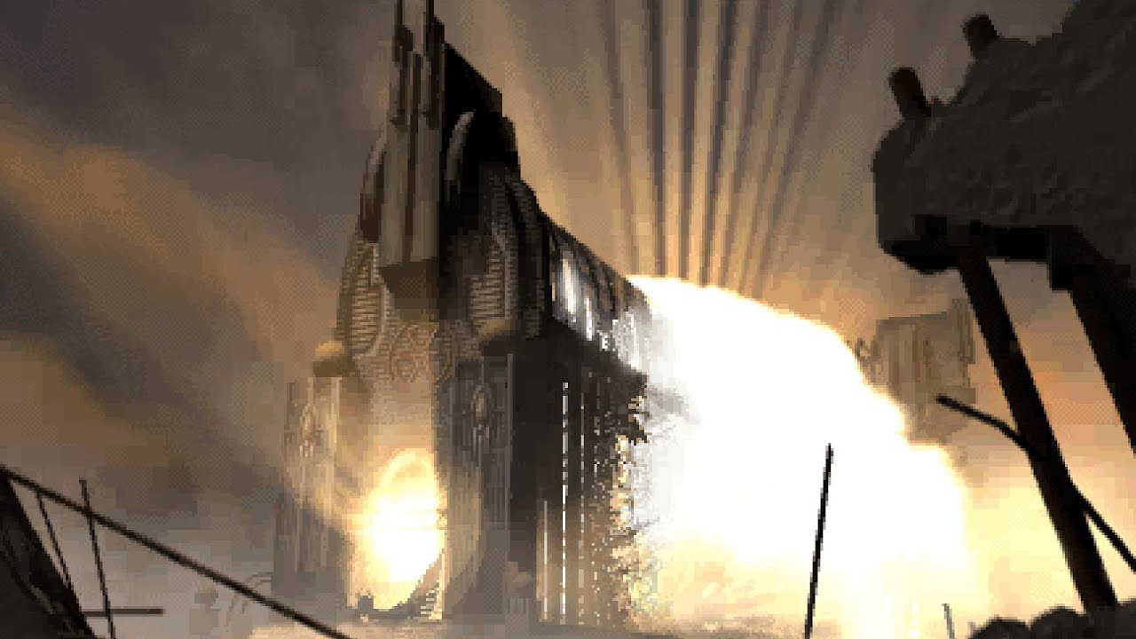 Fallout Cutscenes - Cathedral Explosion - YouTube