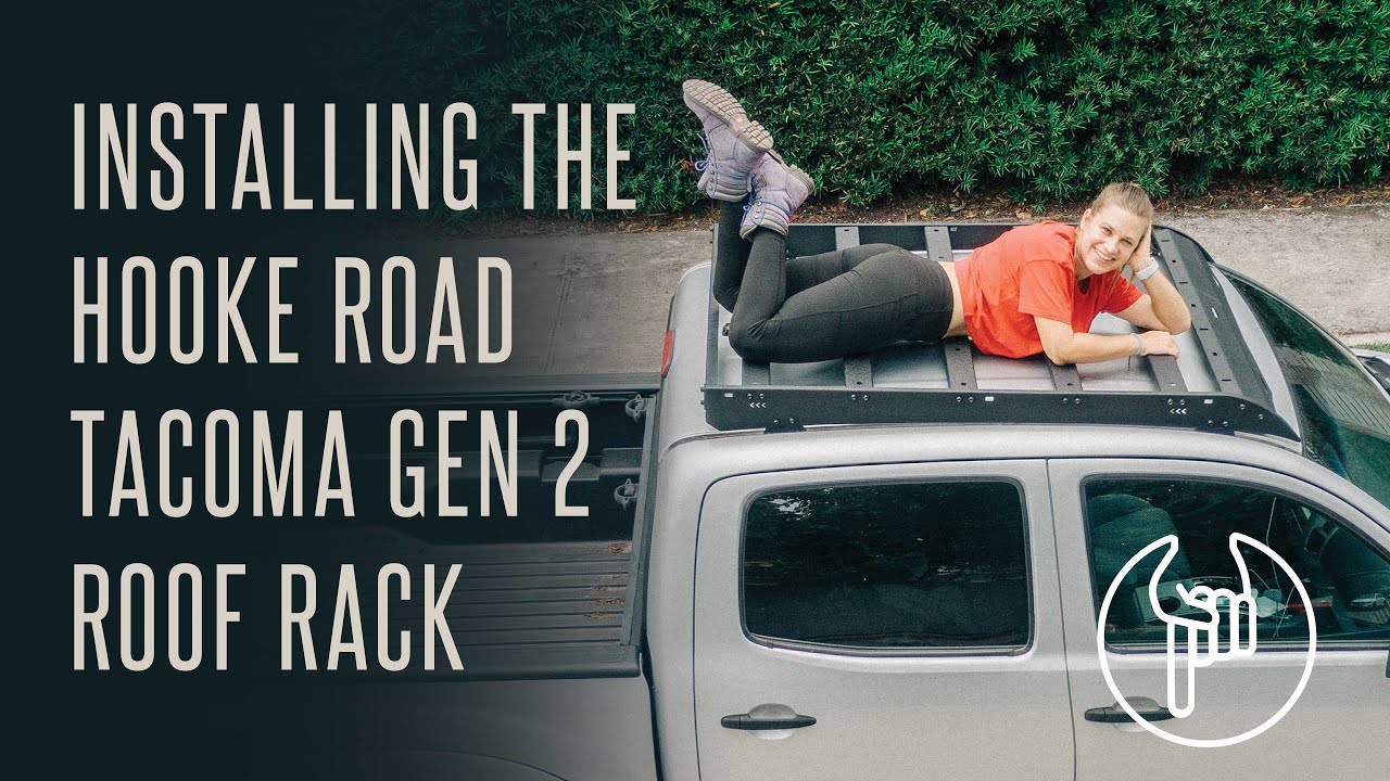 Hooke Road Roof Rack Install for 2011 Tacoma - YouTube