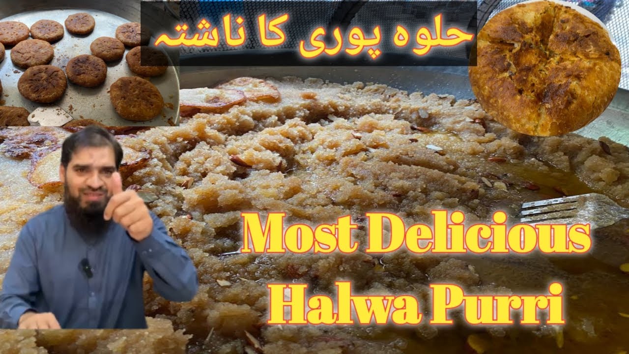 Halwa Purri 150 Years Old Hidden Food Point Chaand Shahab Halwa Purri ...