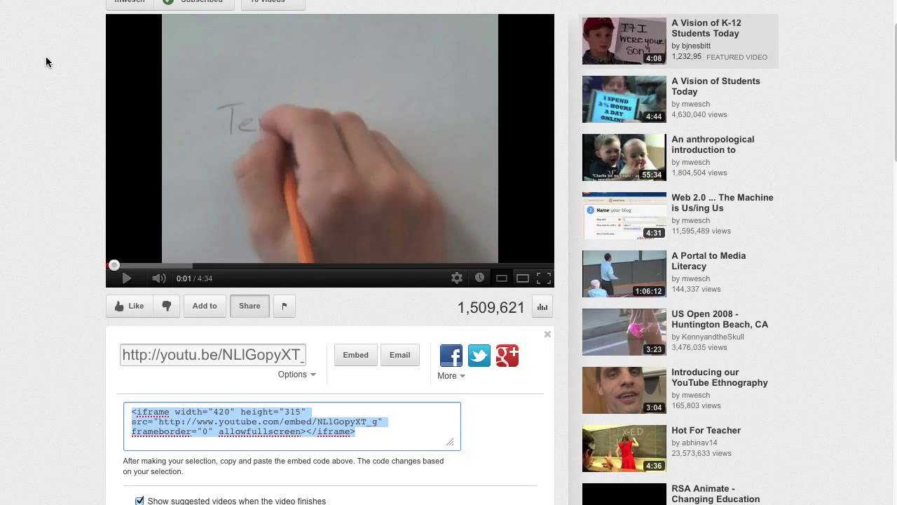 Embedding Video Using HTML Pages - YouTube