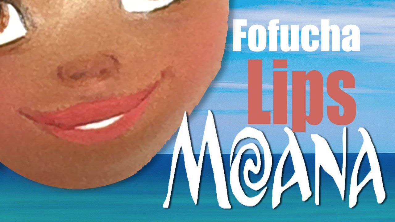 Como pintar labios para fofucha Moana - How to paint fofucha Moana lips ...