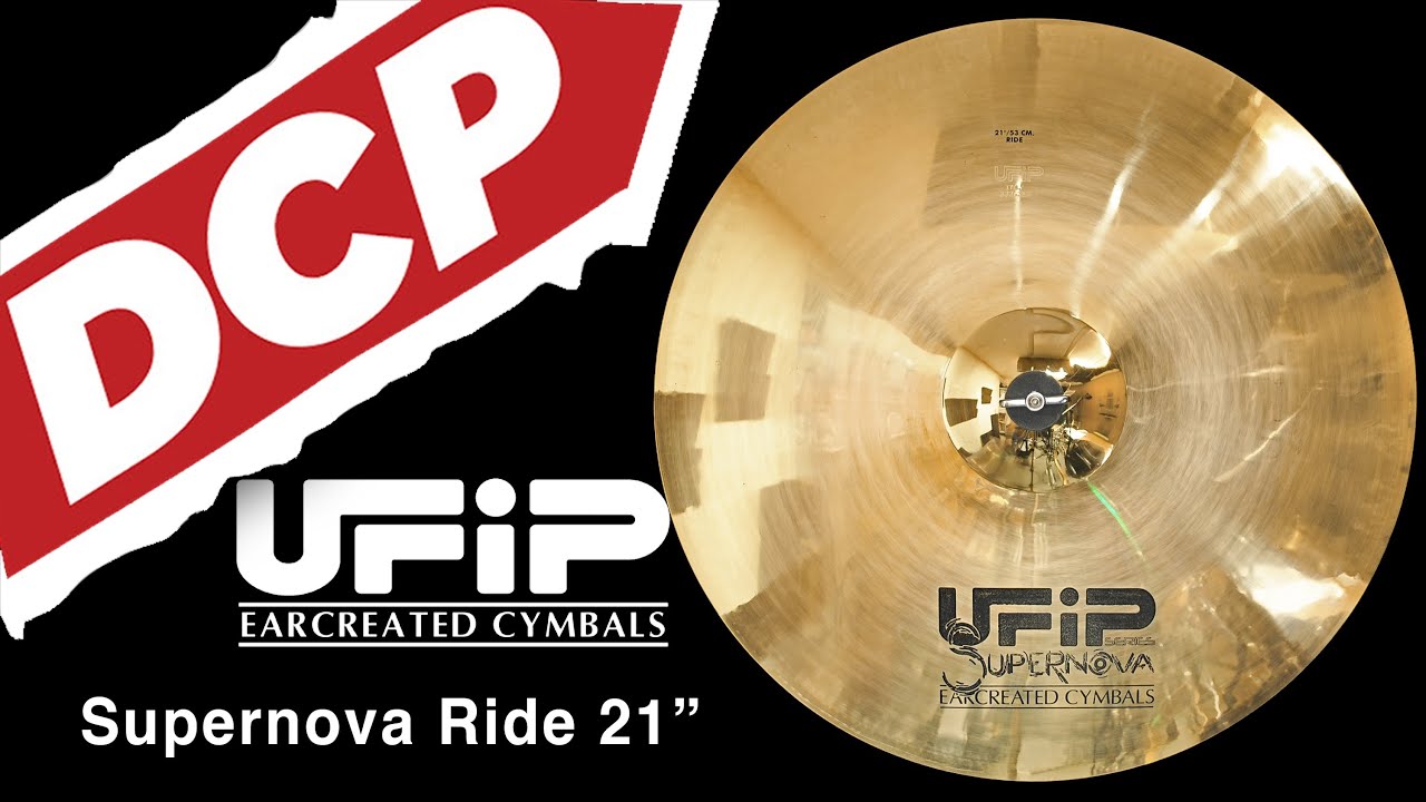 UFIP Supernova Ride Cymbal 21" - YouTube