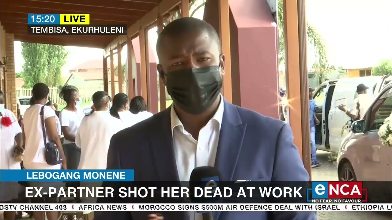 Colleagues and family hold a memorial service for Lebogang Monene - YouTube