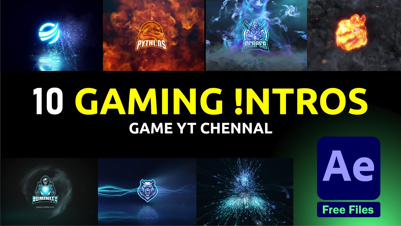 Perfect Gaming Logo Reveal | For Games YT intros | EV!ntros - YouTube