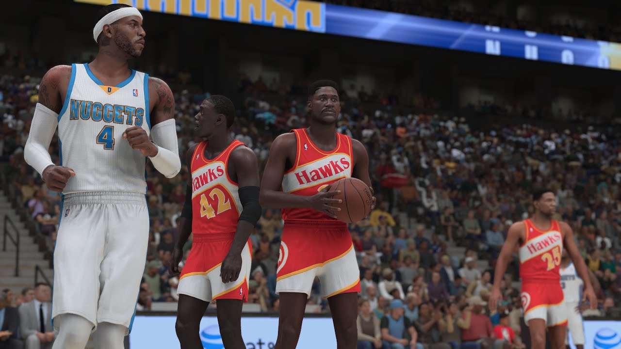 NBA CLASSIC 2008 DENVER NUGGETS vs 1986 ATLANTA HAWKS NBA 2K24 GAMEPLAY ...