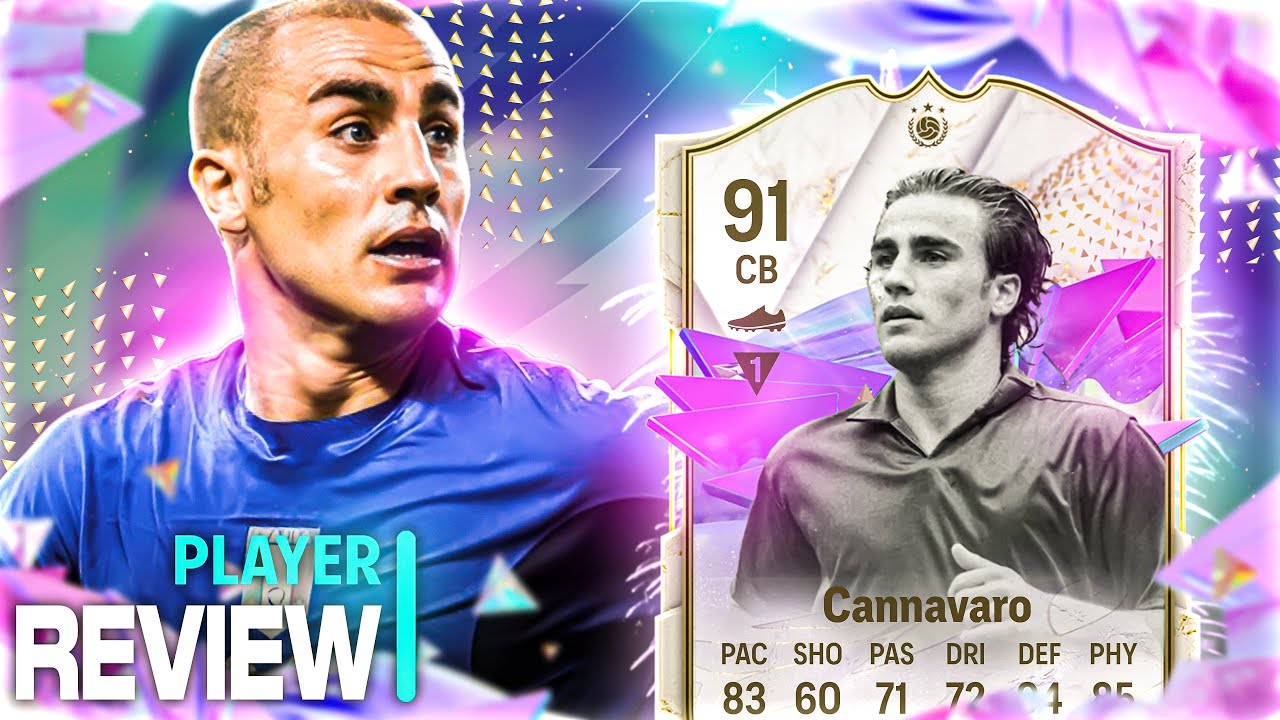 Cannavaro 91 Future Star Icon SBC Review EA FC 24 Ultimate Team - YouTube