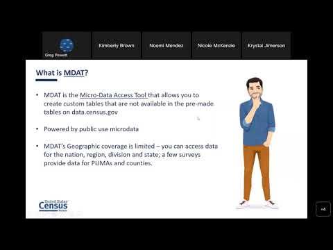 Deep Diving into the Microdata Access Tool (MDAT) - YouTube