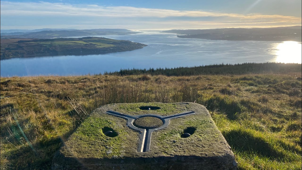 Hike up Strone Hill , small hill, big views. - YouTube