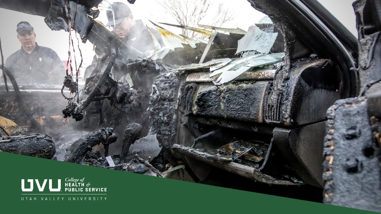 UVU Forensic Science Arson Burn - YouTube