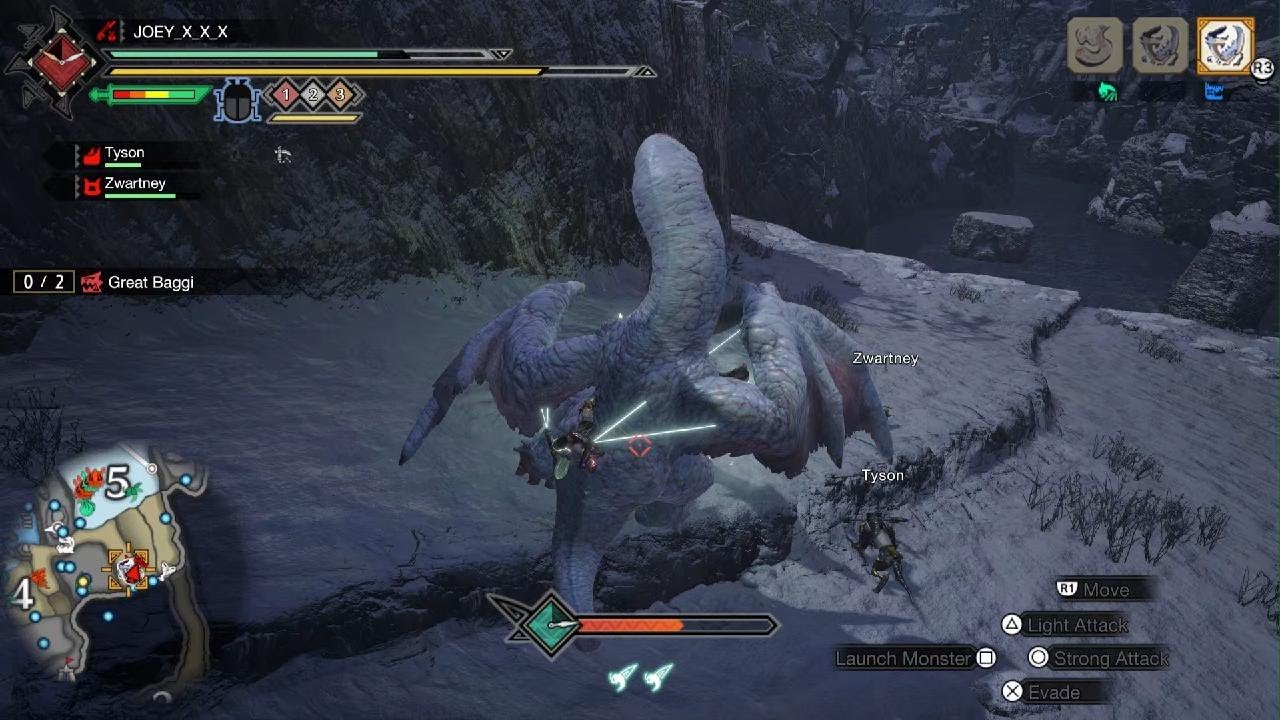 Monster Hunter Rise Khezu vs Great Baggi - YouTube