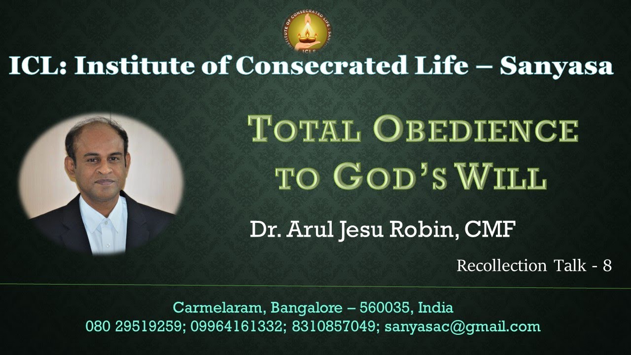 TOTAL OBEDIENCE TO GOD'S WILL - YouTube