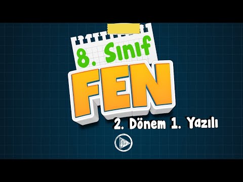 8. SINIF FEN YAZILI HAZIRLIK | 2. Dönem 1. Yazılı | 2025