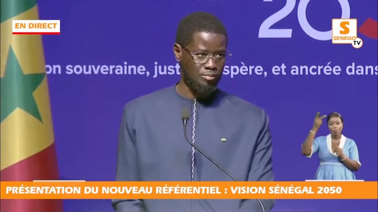 Vision Sénégal 2050 : Diomaye Faye annonce une des premières mesures ...
