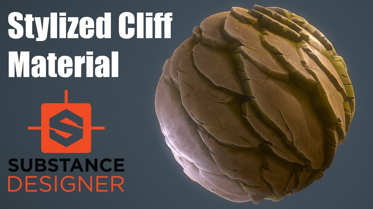 Substance Designer - Stylized Cliff Material - YouTube