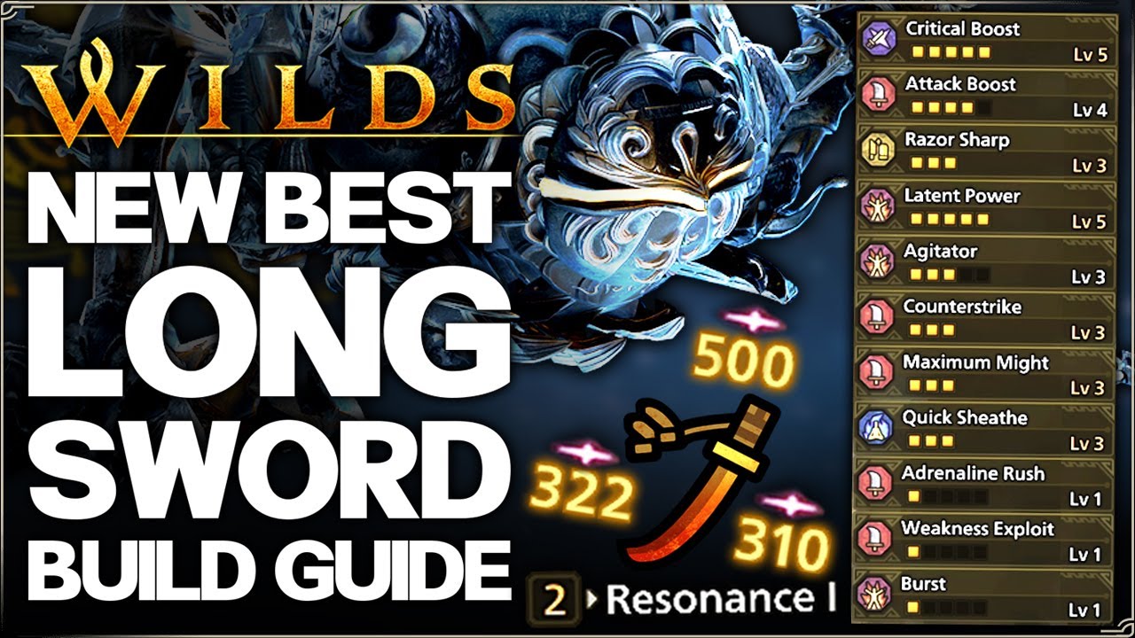 Monster Hunter Wilds - New Best OP Long Sword Build - Highest Damage ...