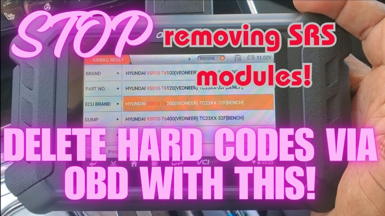 OBDstar P50 Airbag SRS Reset cash codes Tool via OBD port UNBOXING ...