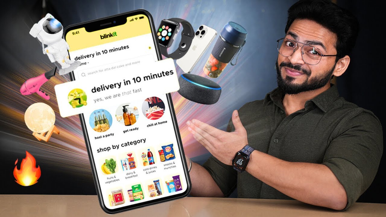 Gadgets Delivery In 15 Mins ..?? 😱 | Lets Test Blinkit ⚡️ | Gadgets On ...