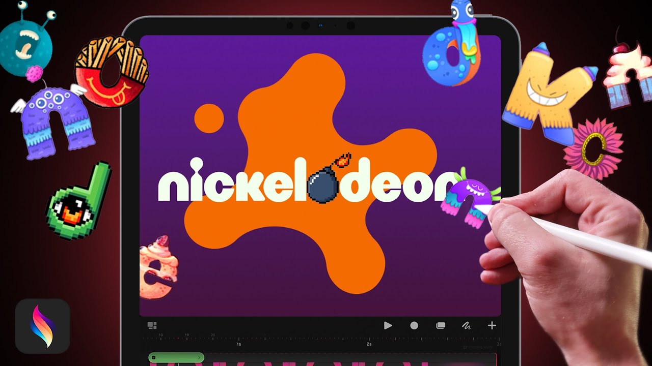 Nickelodeon Logo Animation in Procreate Dreams—8 DIFFERENT STYLES 🎨 ...