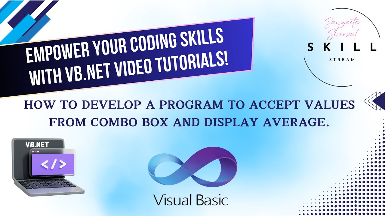 Building A Combobox Average Calculator In Vbnet Step By Step 8504