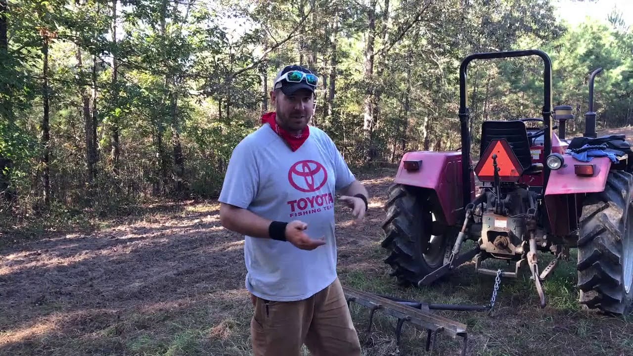 DIY Food Plot Rake and Drag - YouTube