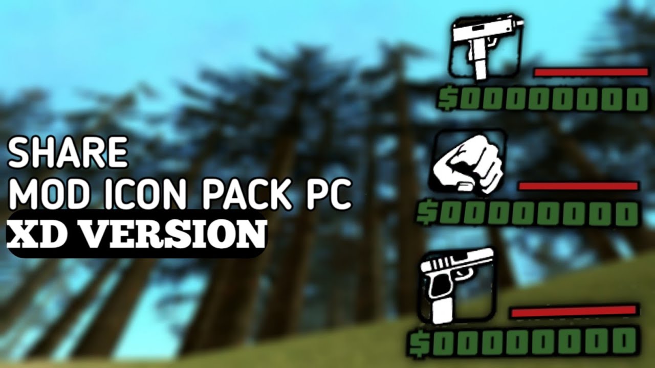 [SHARE] MOD ICON PACK PC XD FIRAL!! | GTA SA-MP ANDROID - YouTube
