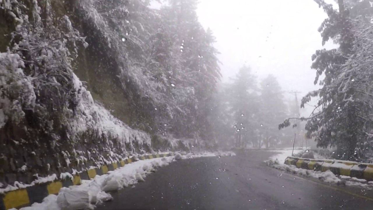 Murree | Seasons first snowfall - YouTube