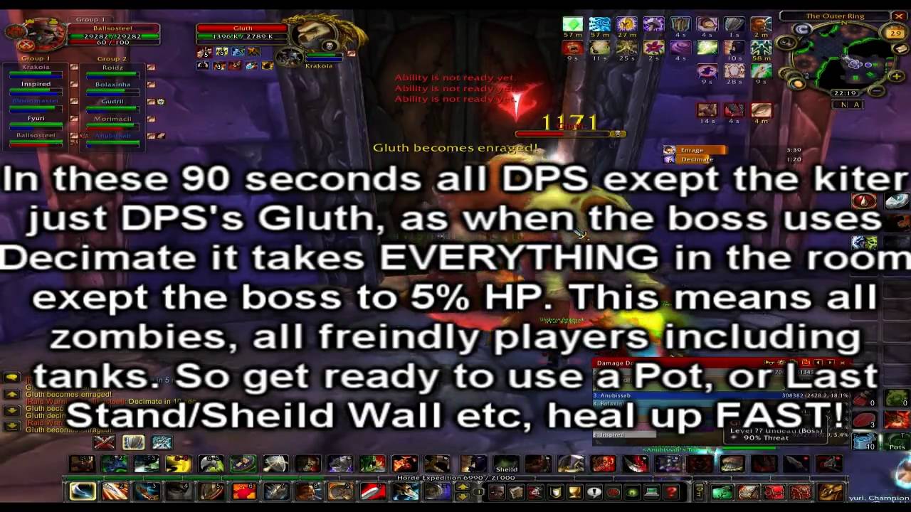 How To : Gluth [10 Man Naxxramas] - YouTube