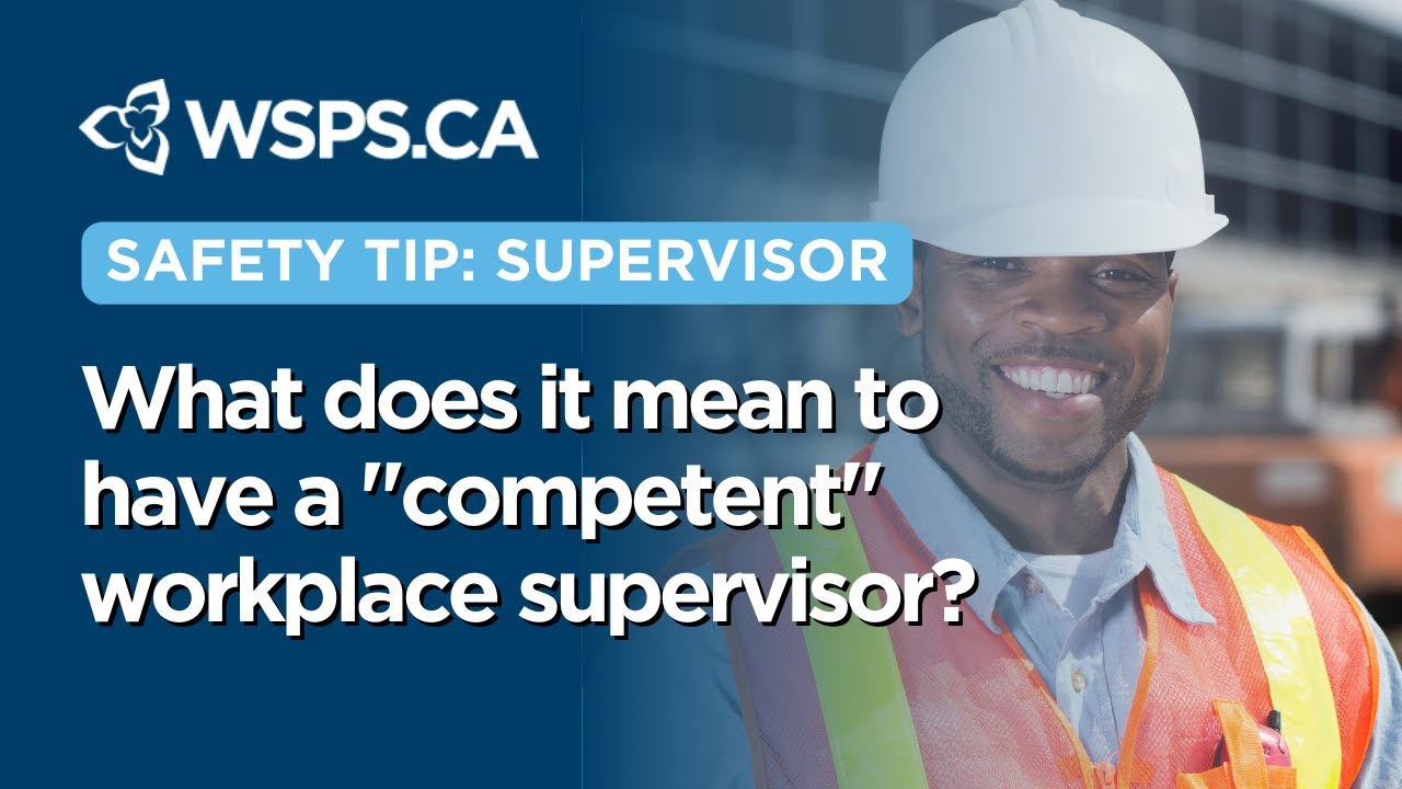 Quick Safety Tips - What does it mean to have a "competent" workplace ...