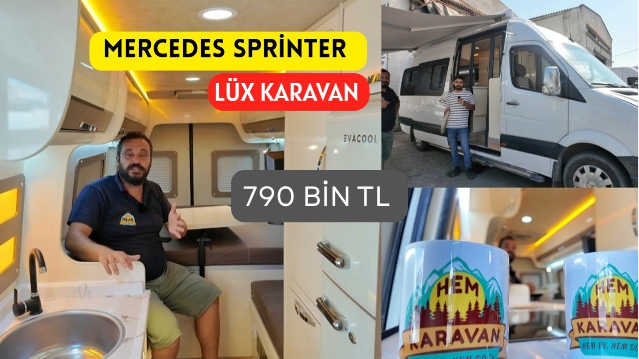MERCEDES SPRİNTER LÜKS KARAVAN. 790 BİN TL. 'Hem Karavan' - YouTube