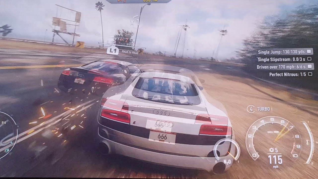 Audi r8 in need for speed rivals - YouTube