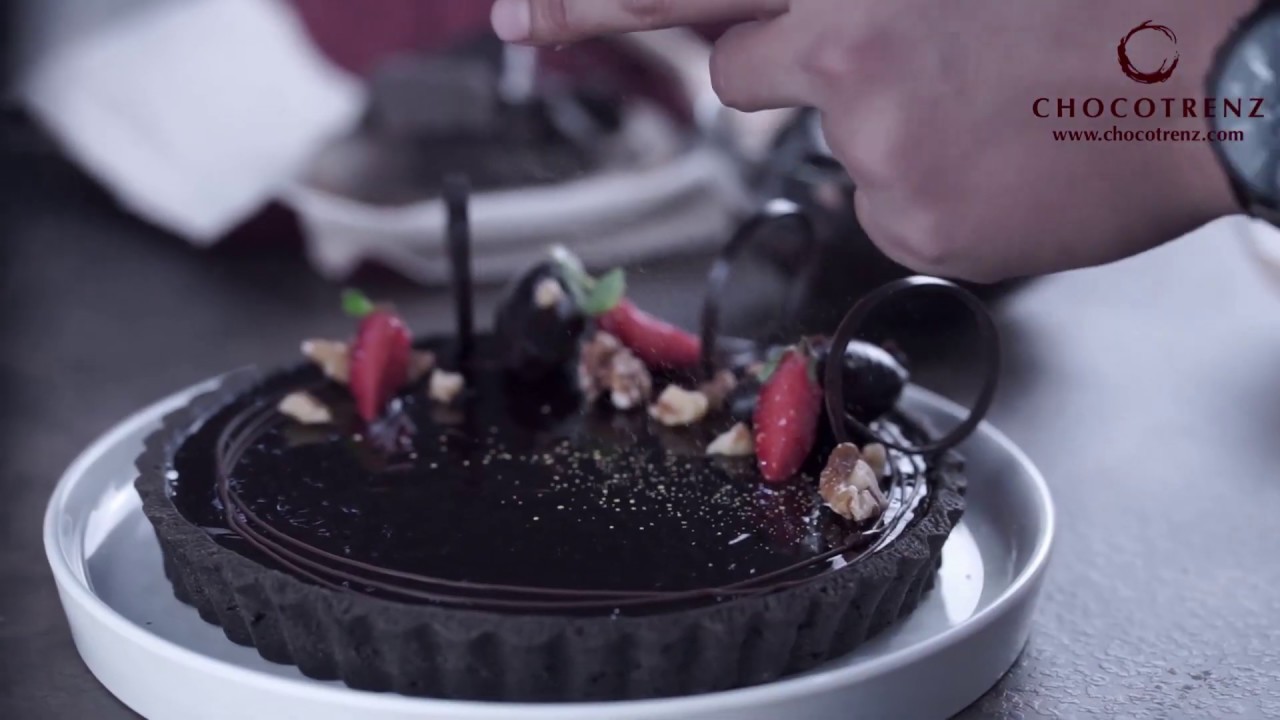 Classic Sentani Chocolate Tart with Colatta Chocobitz Couverture 70% ...