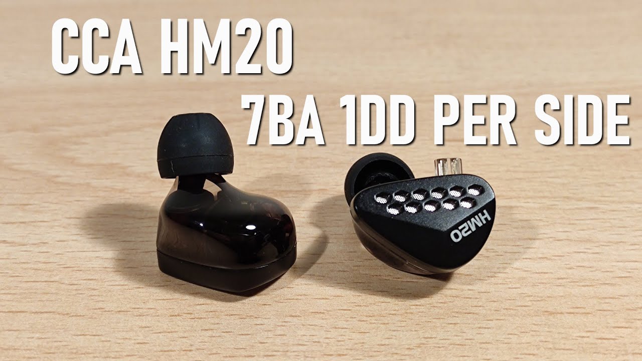 CCA HM20 Review - 7BA + 1DD Per Side - YouTube
