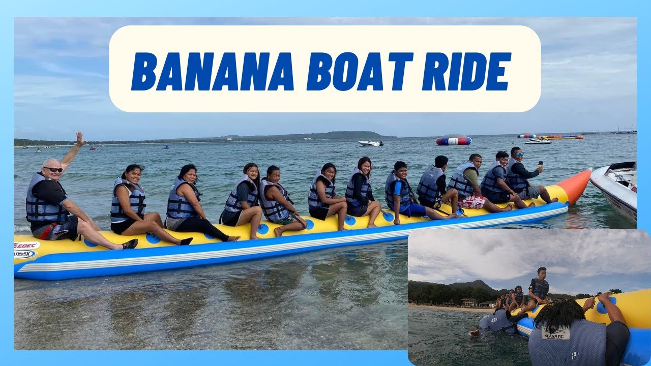 Banana boat ride, Epic FAILS! | Harder than you think | Family Fun ...