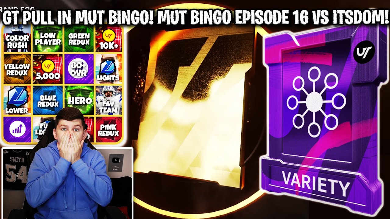 OMG GOLDEN TICKET PULL IN MUT BINGO! MUT BINGO EPISODE 16 VS ITSDOM ...