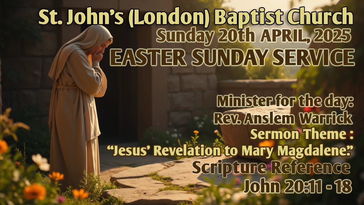 SJBC Worship Service for Easter Sunday Worship Service, 20th April ...