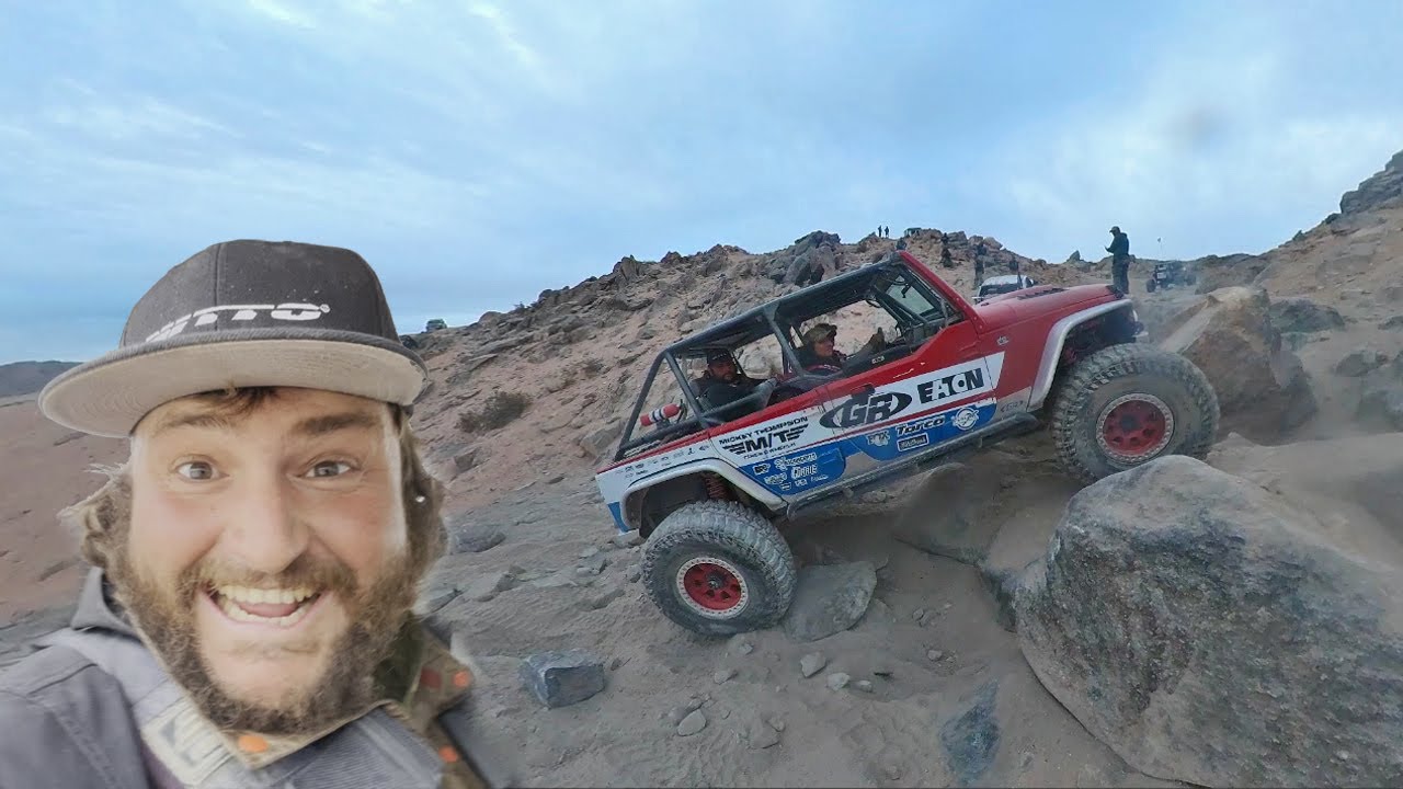 CRAZY ROCK CRAWLING in a Genright Offroad Corvette Powered Jeep ...