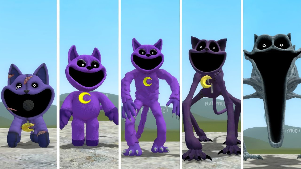 EVOLUTION OF CATNAP in POPPY PLAYTIME CHAPTER 3 UPDATE?! Garry's Mod ...