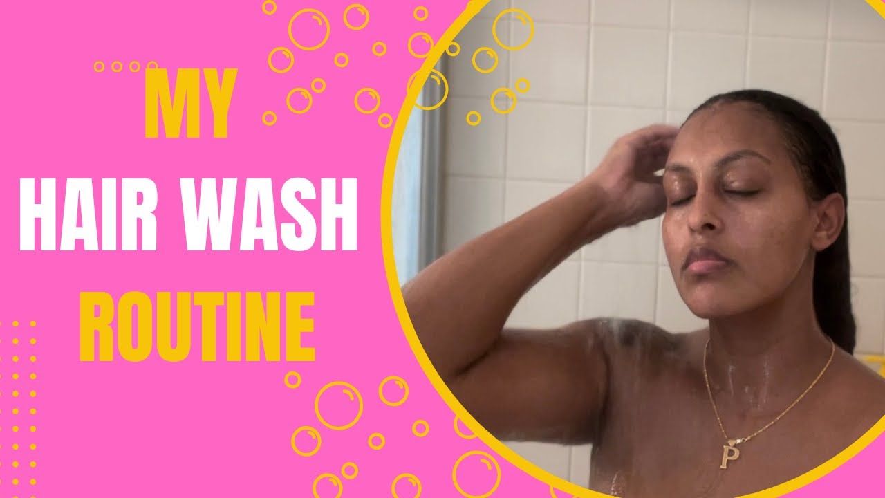 MY HAIR WASH ROUTINE| HOW I WASH MY LONG RELAXED HAIR| HAIR WASH DAY ...