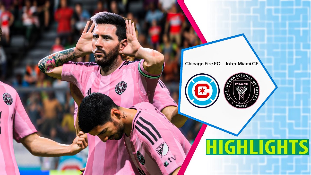 CHICAGO FIRE FC VS INTER MIAMI CF MATCH HIGHLIGHTS | MLS APRIL 14 2025 ...