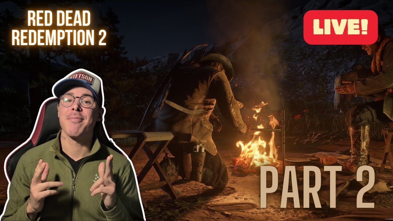 🔴 Red Dead Redemption 2 Part 2 – Outlaws on the Run | RDR2 Live Stream ...