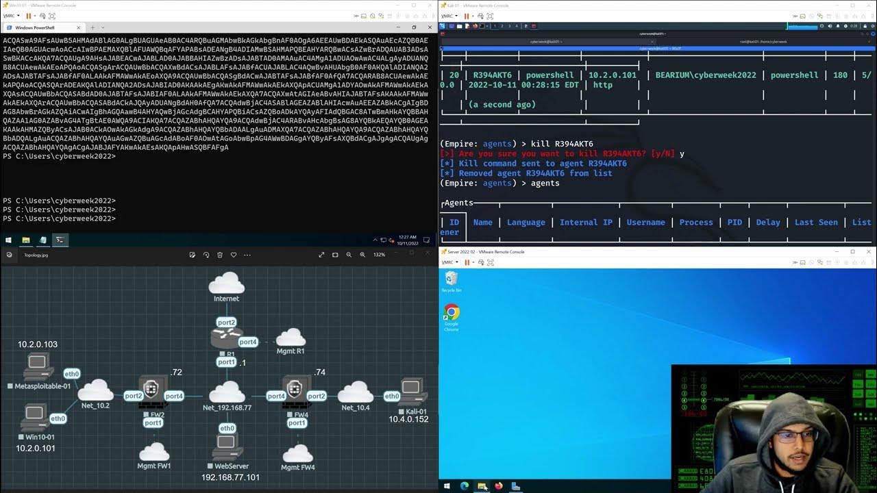 PBSC CyberWeek 2022 PowerShell Empire Demo - YouTube