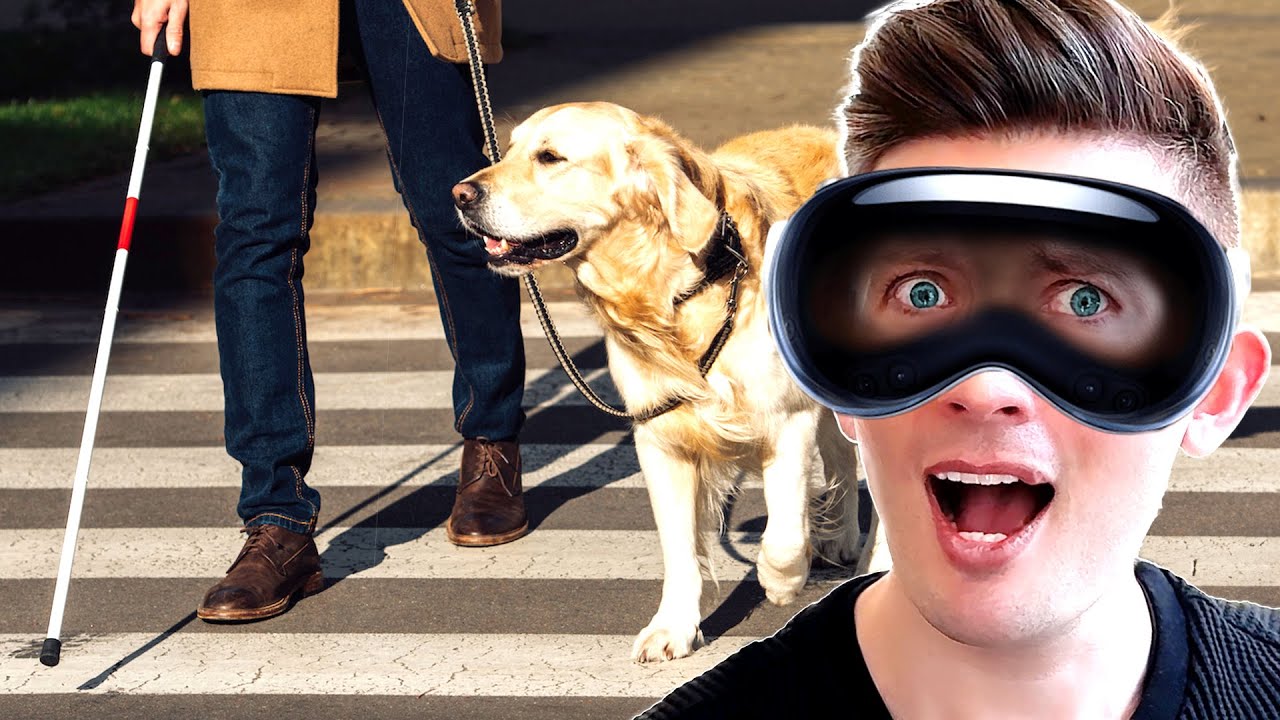 Blind man TESTS Vision Pros - Can it enhance my TINY bit of sight ...