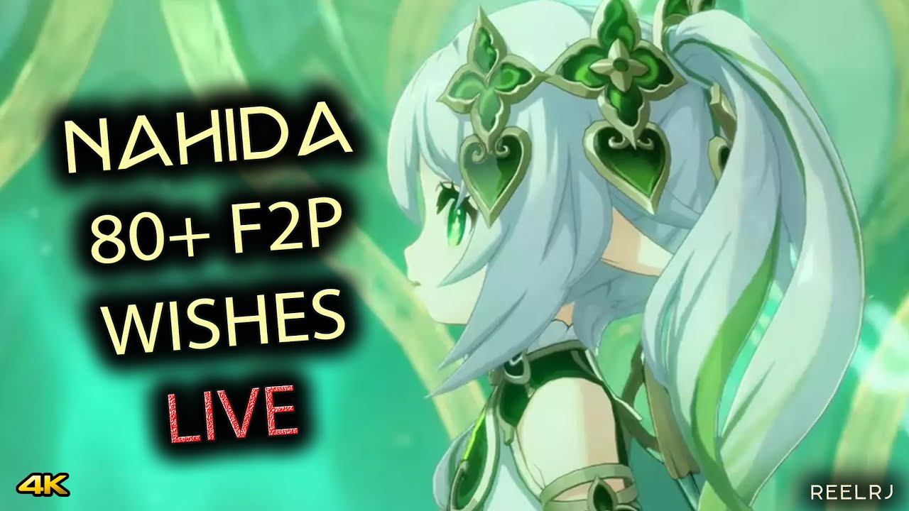 Nahida F2P Wishes And Leveling Up Nahida - YouTube